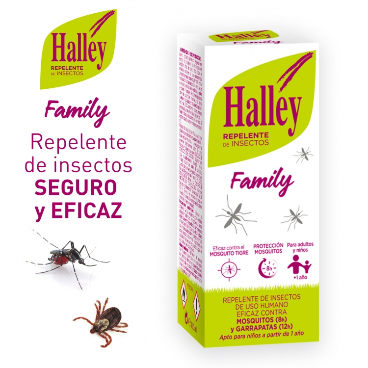 Halley repele toda clase de insectos evitando sus picaduras durante más ...